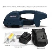 China Portable Handheld PET/PP Polyester Brick Pallet Battery Strapping Tools for Strapping for sale