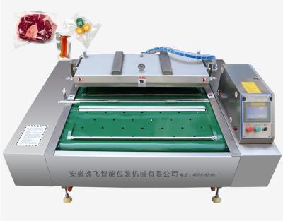 China Automatic Grade Continuous Belt Type Roll Vacuum Packaging Machine with 1800W Power for sale