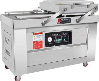 Cina Macchina per imballaggio a vuoto a doppia camera piatta industriale DZ-400 per la conservazione degli alimenti in vendita