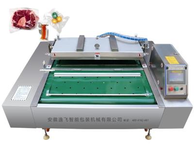 Cina Lunghezza di tenuta 1000 mm YF-1000S cintura trasportatrice macchina di imballaggio a vuoto per carne di frutta in vendita