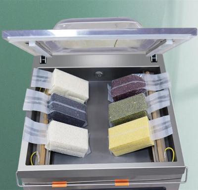 China 900W elektrisch aangedreven verticale vacuümverzegelmachine voor voedsel en vis Te koop