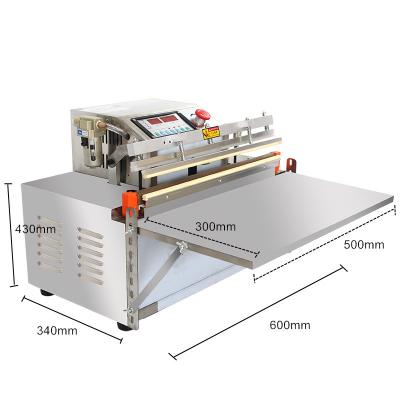 Cina Materiale di imballaggio in plastica sigillante esterno a vuoto 1500W per pollo/carne/verdure commerciali in vendita
