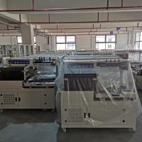 China Longer Heating Tunnel Packaging Line L Type Side Sealing Machine for Large Lunch Boxes for sale