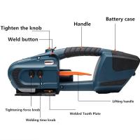 China Electric Portable PP PET Strapping Machine With Handle For User-Friendly Strapping for sale