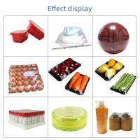 China Electric Fully Automatic PVC Shrink Wrap Dish Packaging Machine for Small Bottles for sale