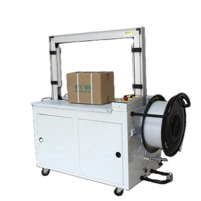 China PP Plastic Belt Packaging Machine for Building Material Shops Semi-automatic Strapping for sale