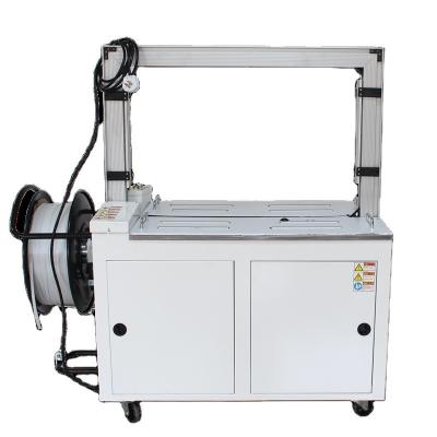 China PP Plastic Belt Packaging Machine for Building Material Shops Semi-automatic Strapping for sale