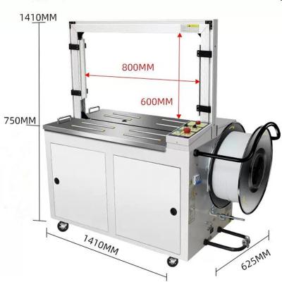 China PP Plastic Belt Packaging Machine for Building Material Shops Semi-automatic Strapping for sale