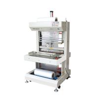 China 750 50mm Worktable Height Semi Automatic PET Bottle Shrink Wrap Machine for Water Bottles for sale