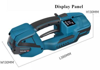 Cina Macchina di rilegatura a cassa a batteria elettrica portatile per cinture in PET e PP in vendita