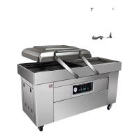 China Chemical Packaging Made Easy with Semi Automatic Double Bar Vacuum Sealing Machine for sale