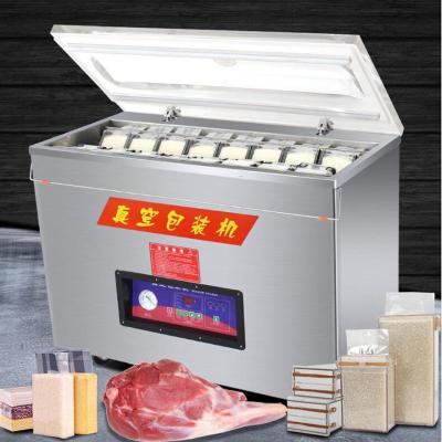 China Food Vacuum Packer for Wet Dry Nuts Automatic Double Chamber Vacuum Packing Machine for sale