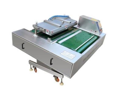 China Automatic Continous Rolling Belt Type Vacuum Packaging Machine for Fruit Meat Fish Chicken for sale