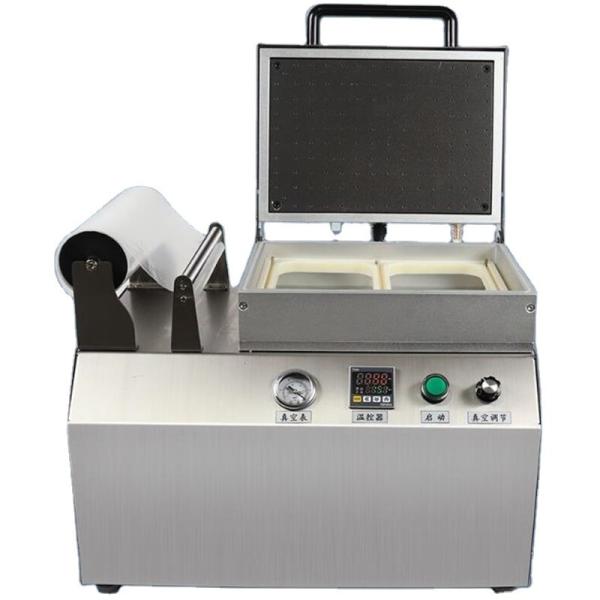 Quality 10m3/H Pump Rate Tabletop Automatic Thermoforming Vacuum Machine for Food Tray for sale