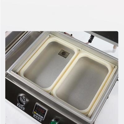 China Huis Vissen Vacuüm Huid Pack Machine voor Max 1pc Tray Grootte 260*175*30mm*1pc en verzegeling Te koop
