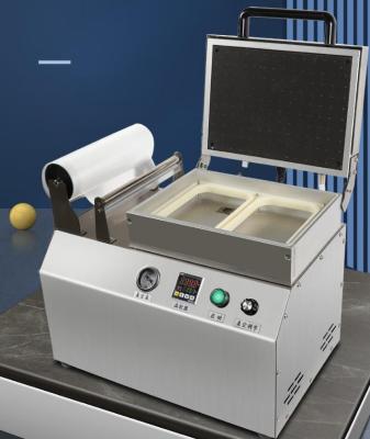 China Huis Vissen Vacuüm Huid Pack Machine voor Max 1pc Tray Grootte 260*175*30mm*1pc en verzegeling Te koop