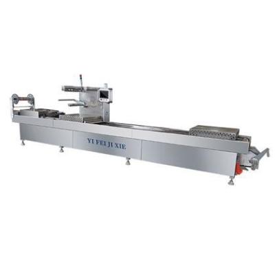 China Halfautomatische op maat gemaakte thermoformende rekfilm vacuümverpakkingsmachine Te koop