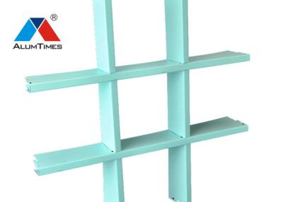 Cina il soffitto di alluminio di griglia di spessore di 0.6mm, sopravvive il soffitto resistente della griglia del metallo in vendita