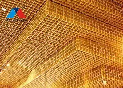Cina Le mattonelle multifunzionali del soffitto di griglia del metallo, fuoco hanno valutato la griglia di alluminio del soffitto in vendita