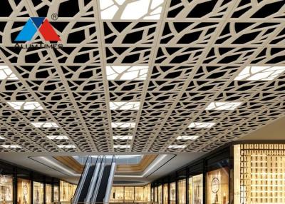 Cina Pannelli per soffitti perforati del metallo del modello geometrico, clip di alluminio in mattonelle del soffitto in vendita