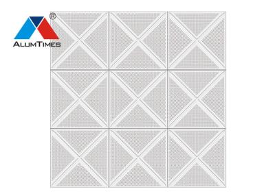 Cina Pannelli per soffitti di alluminio perforati ignifugi 600×1200mm per i salotti di linea aerea in vendita