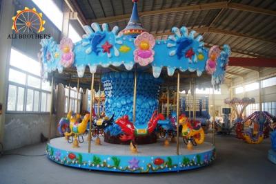 China Luxury And Attractive Amusement Park Carousel Ocean Style 4.8 M Height for sale