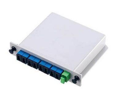 China 1X8 Planar Lightwave Circuit Splitter Optical Fiber High Performance 1260nm - 1650nm for sale