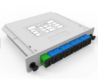 China Optostar SC UPC Fiber Optic PLC Splitter , ABS Box PLC Splitter 1X8 Low PDL for sale