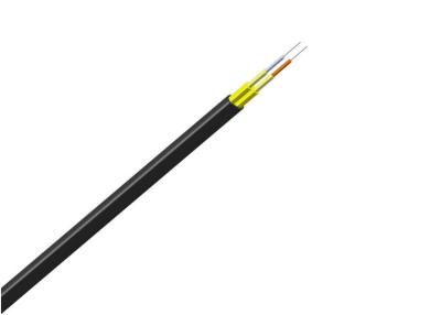 China Duplex Flat Optical Fiber Cable Flame Retardant Aramid Yarn Strength Member for sale