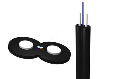 China G657A2 LSZH Drop Gjfxh Indoor Optical Fiber Cable , 4 Core Fiber Optic Cable for sale