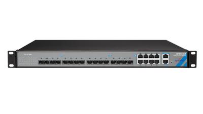 China FTTH GPON OLT 1U Rack mount GPON ONU 8 GE uplink optic / electric ports for sale