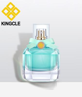 China 30ml 50ml 100ml Wholesale Cube Glass Perfume Bottles，Round Edge Empty Glass Perfume Bottles Transparent for sale