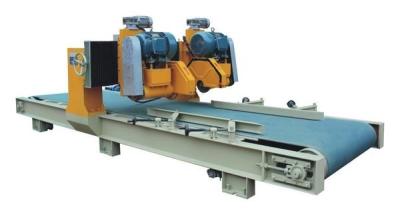 China JDL Double Blades Stone Edge Cutter With Belt Table for sale
