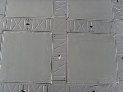 中国 鋼鉄導通は株式市場の建物のための伝染性の溝のまわりで床を上げました 販売のため