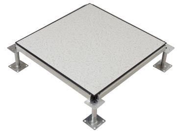 China Flame proof PVC Raised Floor Cement infill  / Anti Static Raised Access Flooring for sale