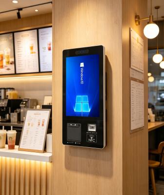 China Payment Terminal with Auto-Cutter Printer and High-Speed Scanner, All-in-One Checkout Machine for Pharmacy/Grocery for sale