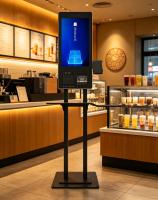 Quality Desktop Terminal 21.5 23.8 Inch Digital Signage Self Service Ordering Register for sale
