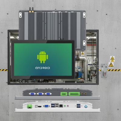 China Industrial Android Panel PC 15 Inch-IP65 Waterproof Fanless VESA Mount J1900 Quad-Core 10-Point Touch 2-Channel Network for sale