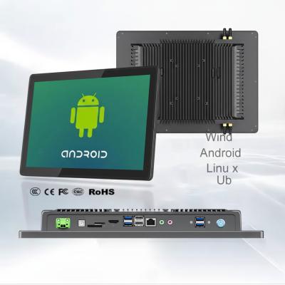 China Huiyuan 12.1 Inch Android Industrial Computer IP65 Waterproof 10-Point Projective Capacitive Touchscreen Panel PC Full HD for sale