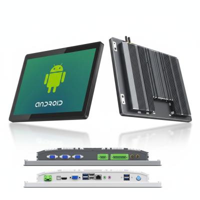 China High Performance 21.5 Inch Android Industrial Panel PC IP65 Waterproof Aluminium Case 10 Points Touch 1280x800 Resolution for sale