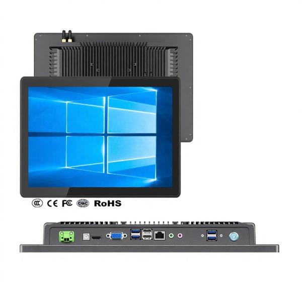 Quality Wall-mounted 15.6-inch Industrial Control Panel PC with Android Touch VESA Mounting USB RS232/485 for Production Automation for sale