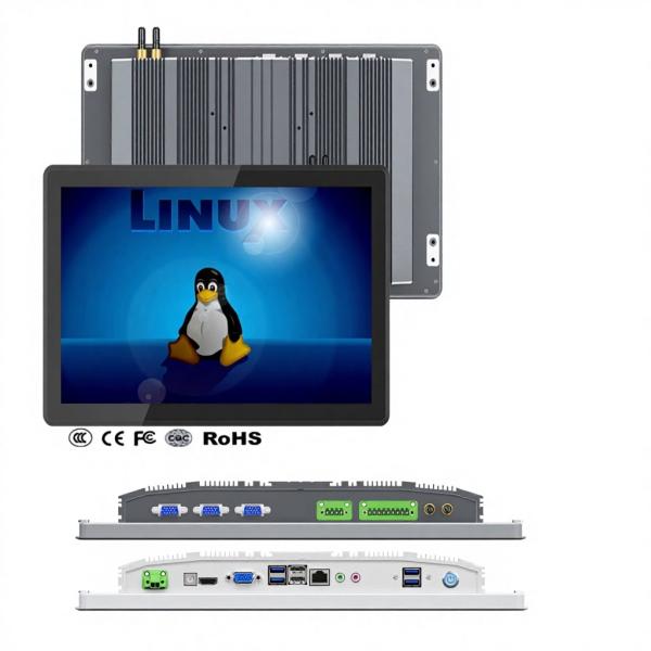 Quality Huiyuan 15 Inch Waterproof Wall Mount Panel PC 1920x1080 Resolution 10-Point Capacitive Touch IP65 Rated Industrial Applications for sale