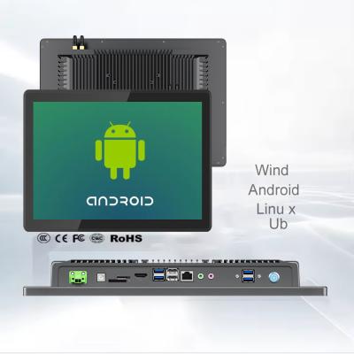China 8 Inch Android Industrial Touch Pc IP65 Waterproof Wall-mounted/desktop Models Fanless Computer Industrial Touch Screen Panel Pc for sale