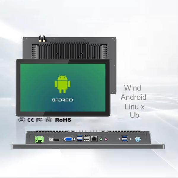 Quality 15.6 Inch Aio Industrial Touch Screen Computer Desktop Panel Amount RK3568 2+16GB  Raspberry Pi All in One Pc for sale