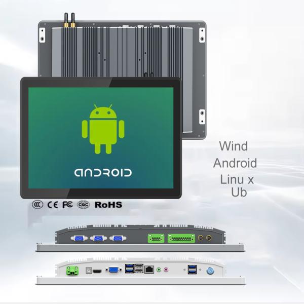 Quality 18.5 Inch Android RK3568 2+16GB IP65 Waterproof VESA Fanless Computer Wall-mounted for Industrial Mini Pc windows for sale