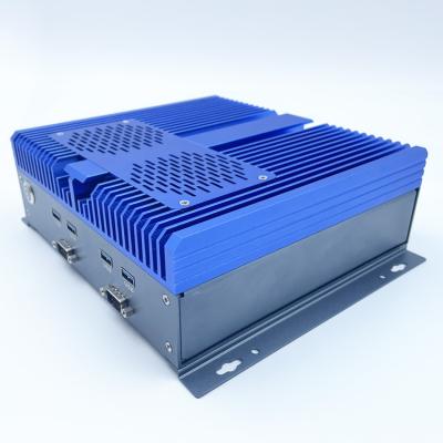 China Fanless Industrial Mini PC Intel Core I5 I7 4th/5th Gen Dual LAN COM Port Wind 10 Linux Desktop for Kiosk Digital Signage for sale