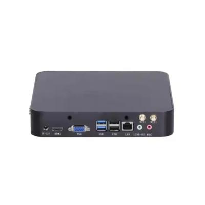 China 2026 Hot Selling HY1001 Mini PC Linux Computer I7 8650U Dual DDR4 64G RAM M.2 512G SSD Desktop Computer PC for sale