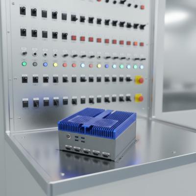 China Industrial Automation Mini PC Fanless Design Intel Core I3/i5/i7 DDR4 SO-DIMM 2xLAN DB25 Parallel Port Embedded PC in Stock for sale