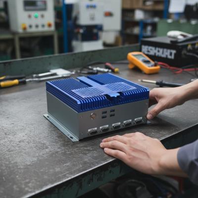 China Industrial Fanless Mini PC Intel Core I3 I5 I7 Dual Ethernet COM Parallel Port 2 SO-DIMM DDR4 Embedded Computer Factory for sale