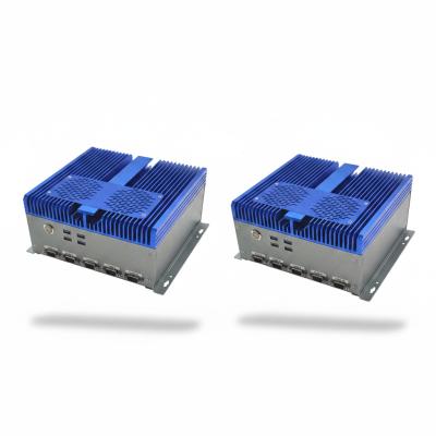 China Fanless Industrial Embedded PC Intel Core I3/I5/I7 Dual Gigabit LAN COM/RS232/Parallel Port Win10/Linux USB3.0 Factory for sale